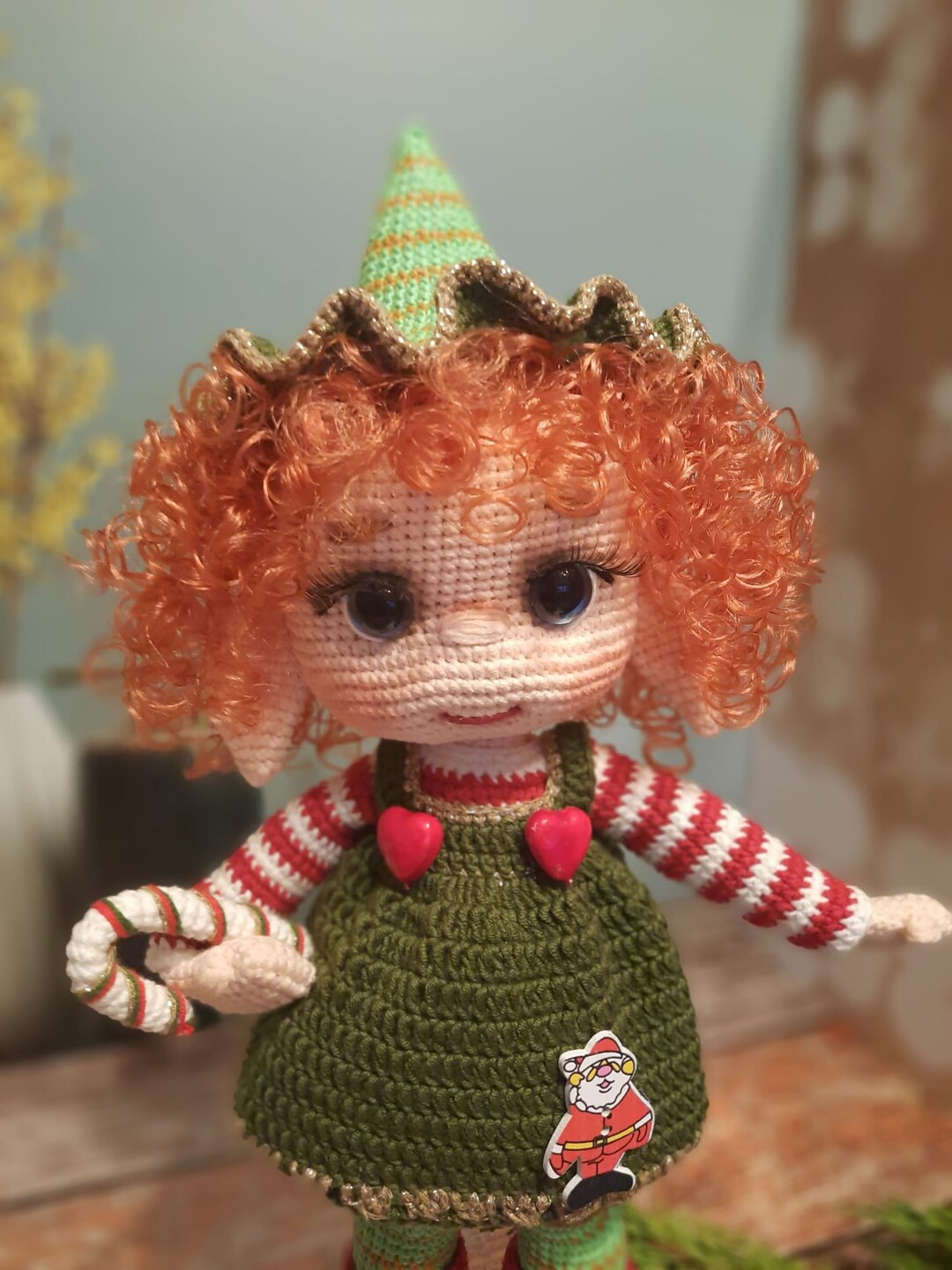Elf Nora Amigurumi, Christmas Amigurumi Doll, Beautiful Girl, Handmade ...