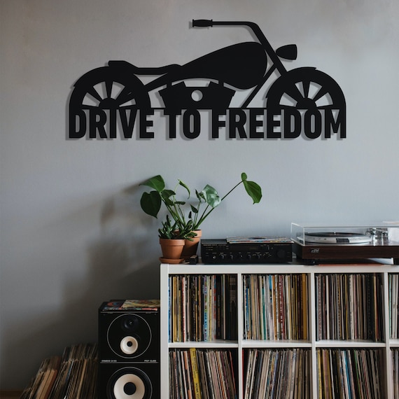 Motorcycle Laser Cut Svg File Motorbike Wall Decor Home - Etsy