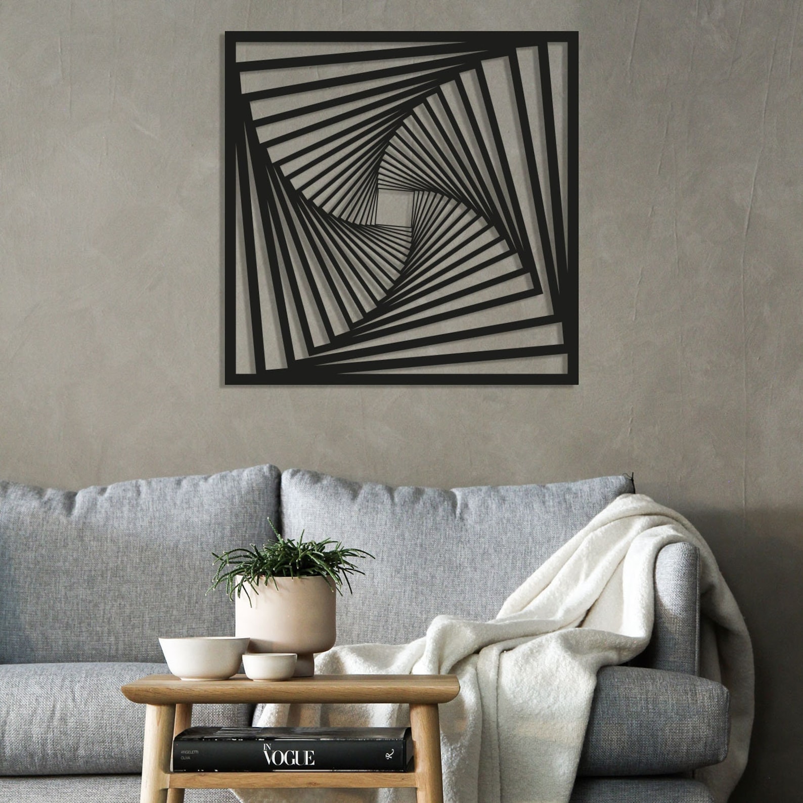 Illusion Wall Decor Laser Cut File - Wood Laser Cut File - Metal Laser ...