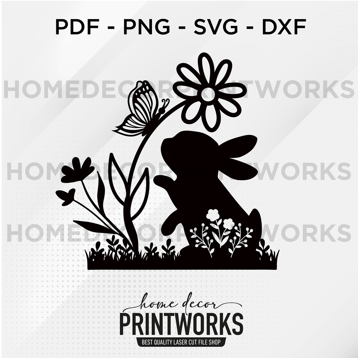 Osterhase Dxf , SVG , Png , Dateien , Laser cut , Ostern , Bunny ...