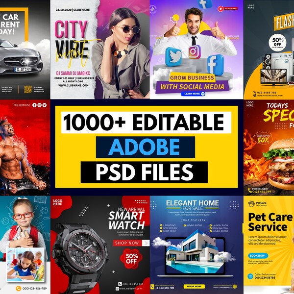 Photoshop Template - Etsy Canada