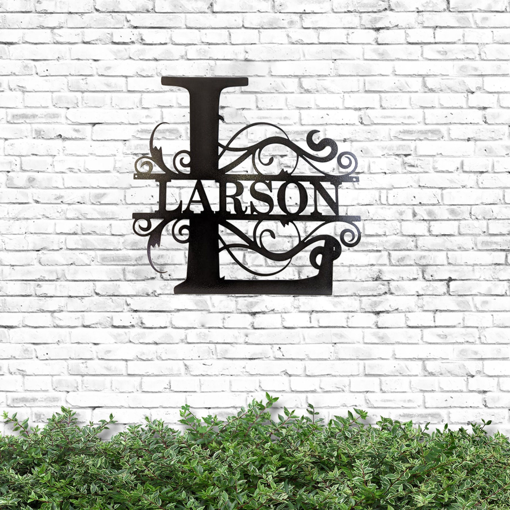 Personalized Metal Sign Custom Last Name Sign Family Name | Etsy