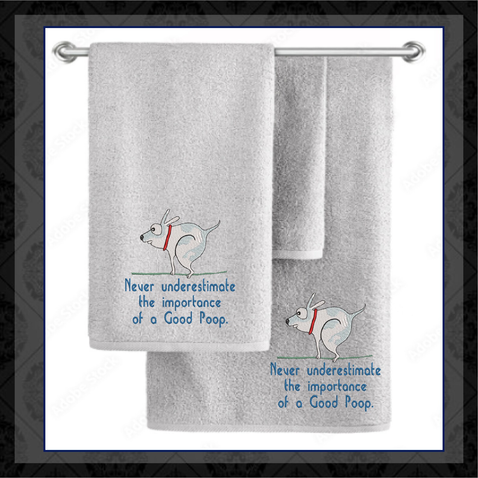Importance of a Good Poop Machine Embroidery Design, Animal Pet Funny ...