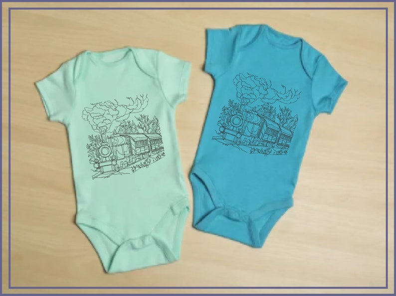 Train Scene Sketch Machine Embroidery Design, Vintage Train Embroidery ...