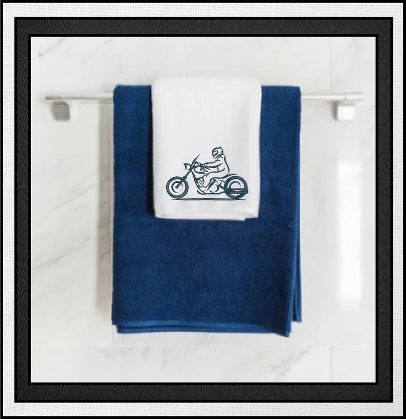 Motorcycle Machine Embroidery Design, Man Riding Motorcycle Embroidery ...