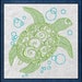 Sea Turtle Machine Embroidery Design, Animal Embroidery, Ocean Tortoise ...