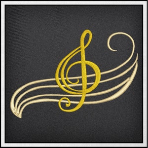 Musical Chord Machine Embroidery Design, Music Note Embroidery, Music ...
