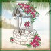 Wishing Well Machine Embroidery Design: Floral Line Art (6 Sizes ...