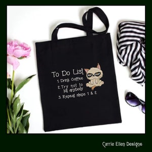 Grumpy Cat Embroidery Design, Sarcastic to Do List Machine Embroidery ...