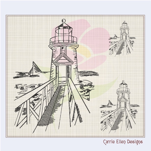 Coastal Embroidery - Etsy