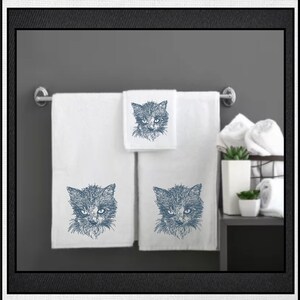 Cat Machine Embroidery Design, Redwork Cat Embroidery, Sketch Cat ...