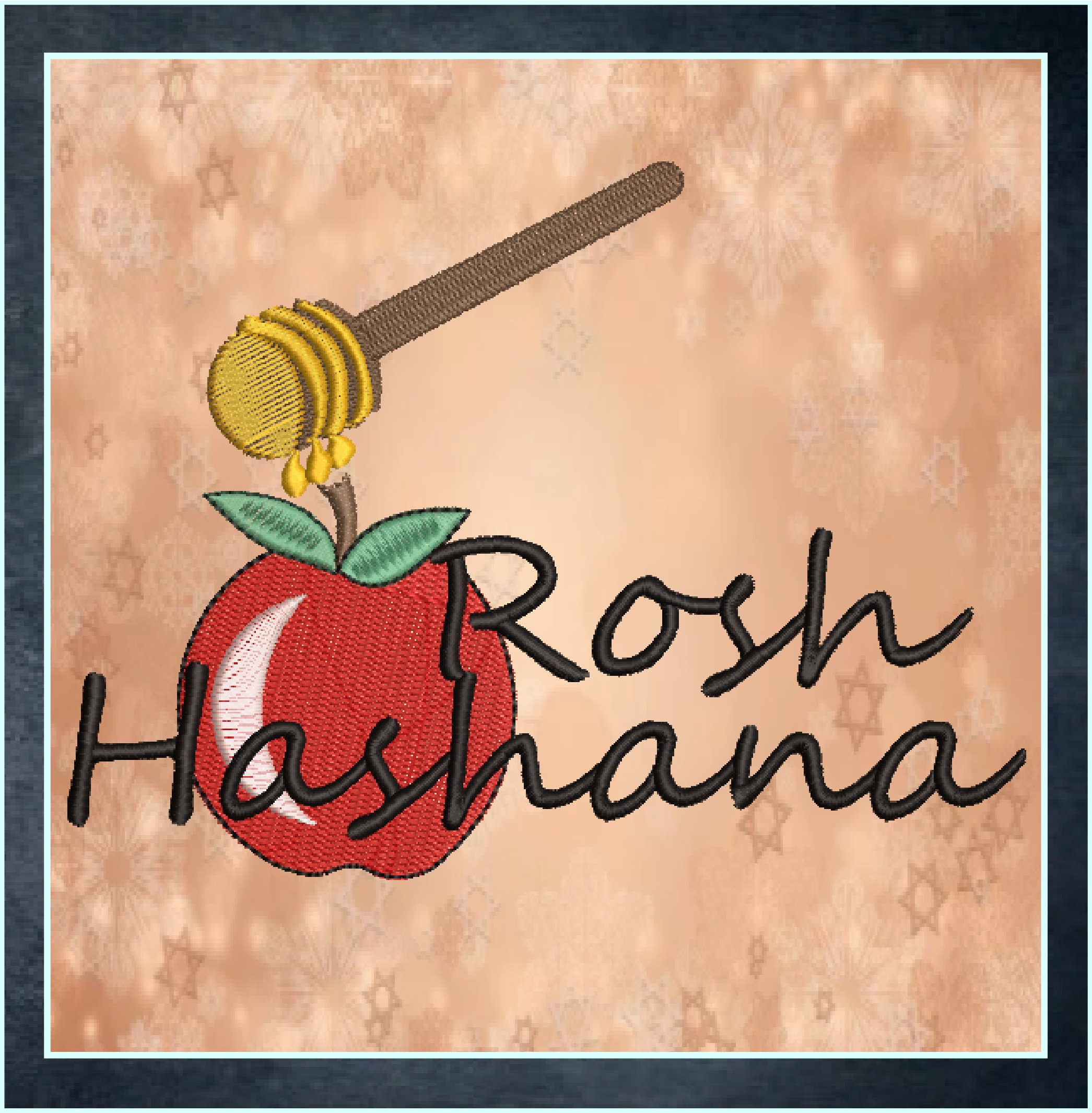 Rosh Hashana Machine Embroidery Design Shana Tova Jewish - Etsy