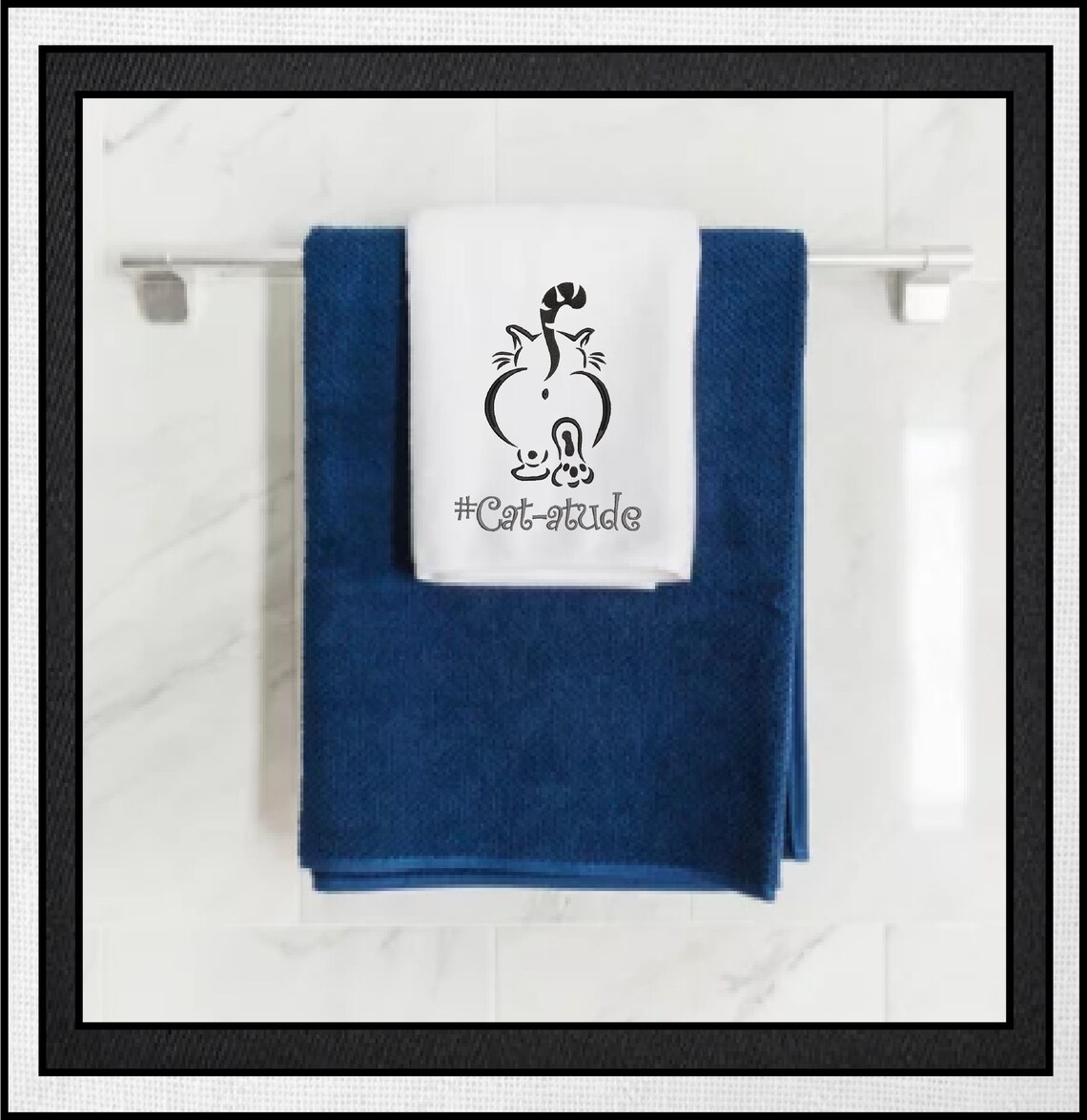 Cat Machine Embroidery Design cat Attitude catatude Fat - Etsy