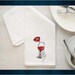 Lady Drinking Wine Machine Embroidery Design Wine Glass - Etsy