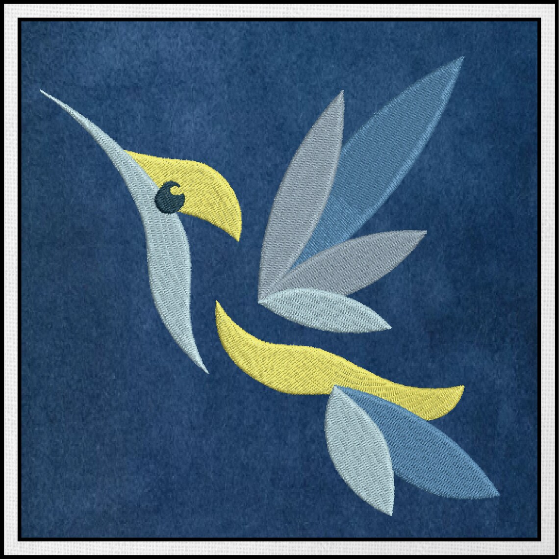 Hummingbird Machine Embroidery Design Bundle Bird Embroidery | Etsy