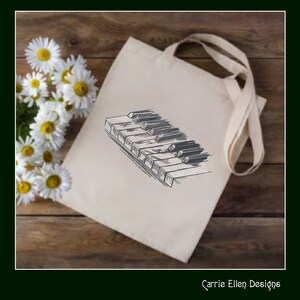 Piano Keyboard Embroidery, Musical Instrument Machine Embroidery Design ...