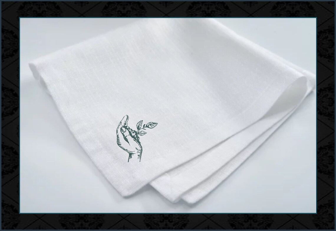 Hand Holding Soil With Plant Sapling Machine Embroidery Design ...