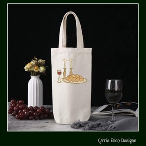 Candlelight Shabbat Machine Embroidery Design, Shabbat Candles Judaism ...