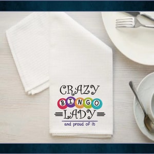 Crazy Bingo Lady Machine Embroidery Design. Proud Bingo Lady Embroidery ...