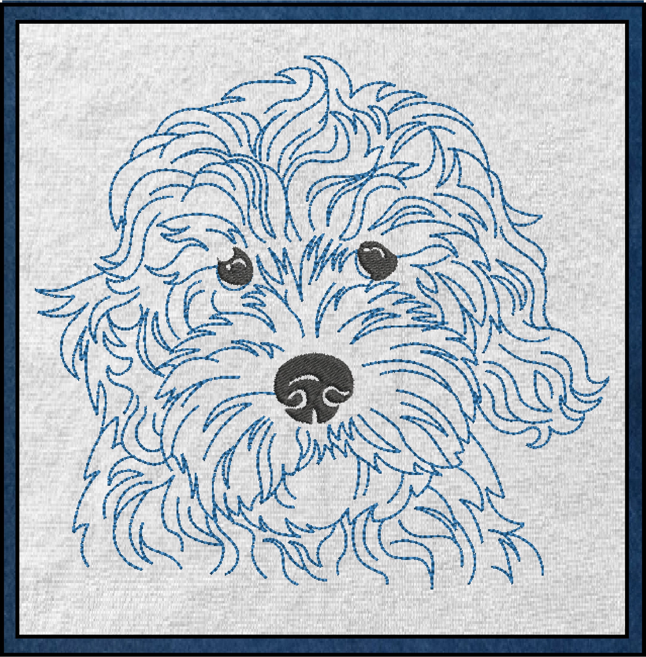 Golden Doodle Machine Embroidery Design Bundle Pet - Etsy