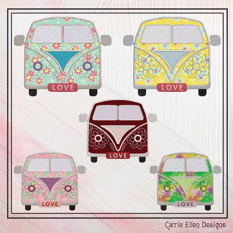 Vw Embroidery - Etsy