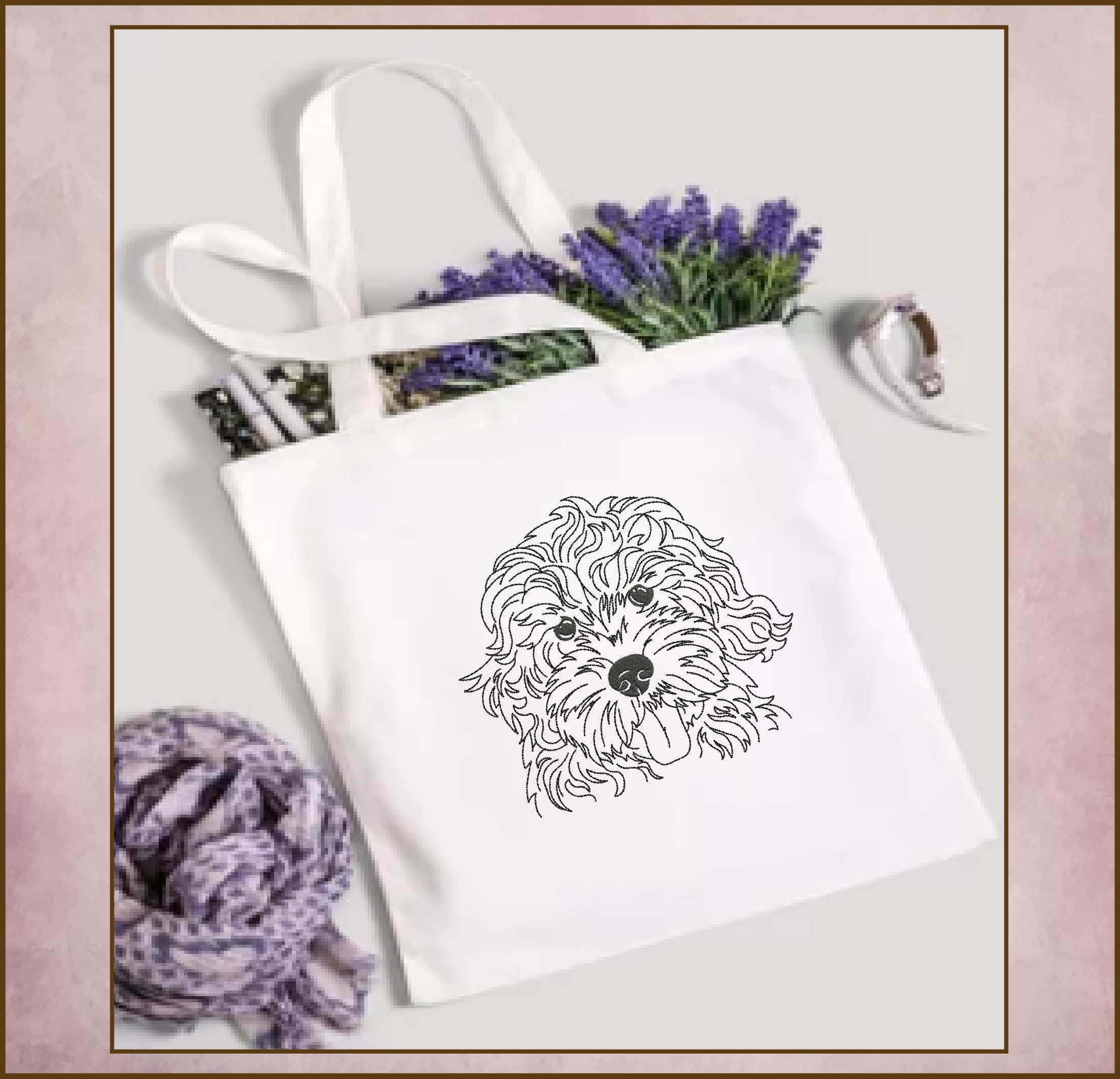 Golden Doodle Machine Embroidery Design Bundle Pet - Etsy