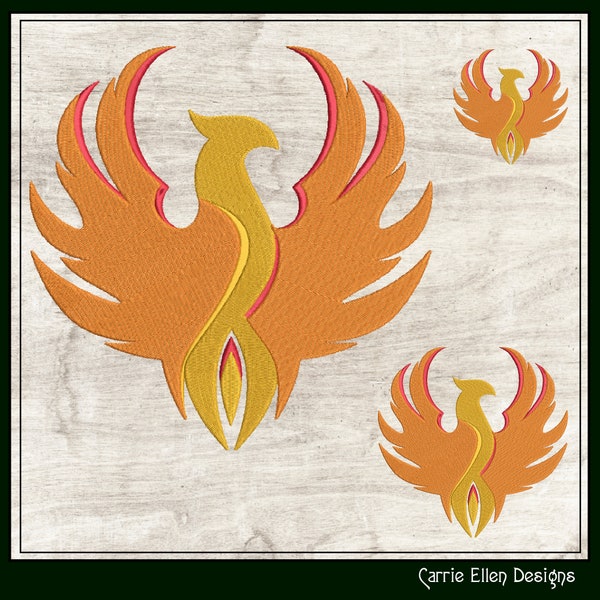 Phoenix Embroidery - Etsy