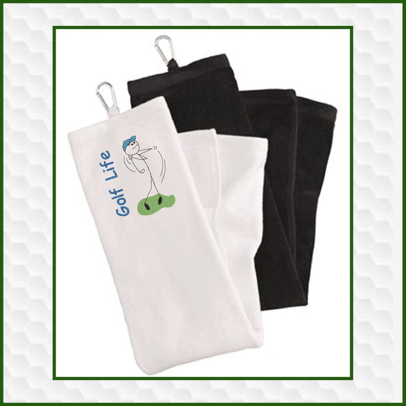 Golf Embroidery Design Male Golfer Stick Figure Machine | Etsy