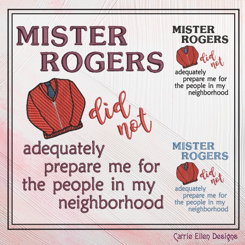 Mr Rogers - Etsy