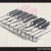 Piano Keyboard Embroidery, Musical Instrument Machine Embroidery Design ...
