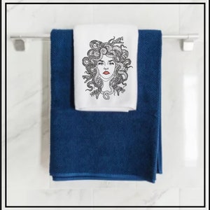 Medusa Snake Head Machine Embroidery Design, Line Art Greek Mythology ...