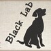 Black Lab Machine Embroidery Design, Labrador Retriever, Dog Embroidery ...