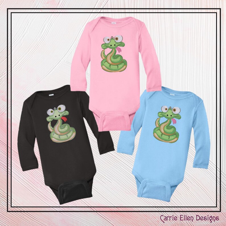 Snake Machine Embroidery Design, Cute Crazy Snake Embroidery Pattern ...