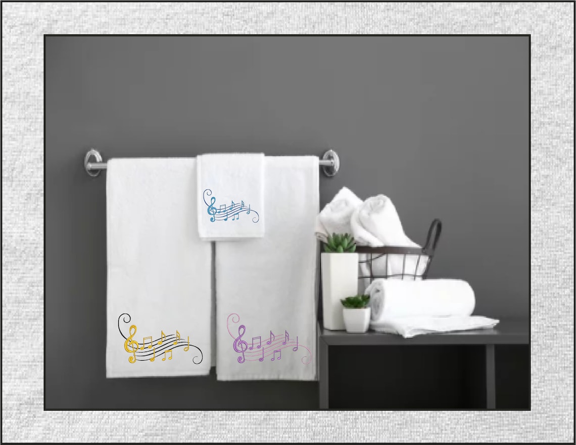 Music Note Embroidery Musical Chord Machine Embroidery - Etsy