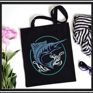 Pacific Blue Marlin Machine Embroidery Design, North Atlantic Swordfish ...