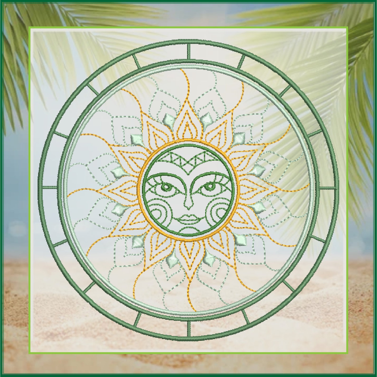 Mandala Machine Embroidery Design Lace Embroidery Mandala | Etsy