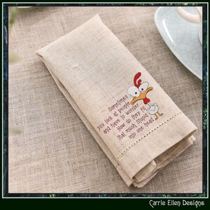Fit That Much Stupid Machine Embroidery Saying Design, Crazy Chicken ...