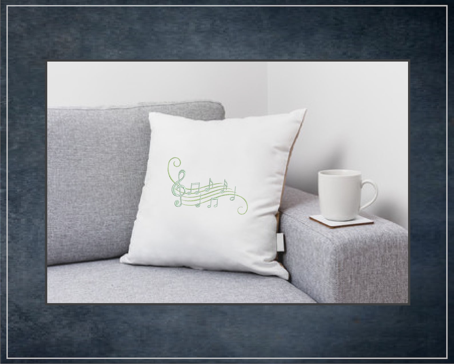 Music Note Embroidery Musical Chord Machine Embroidery - Etsy