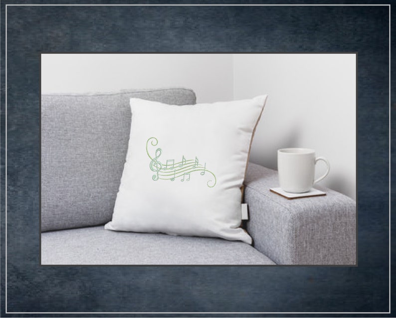 Music Note Embroidery Musical Chord Machine Embroidery - Etsy