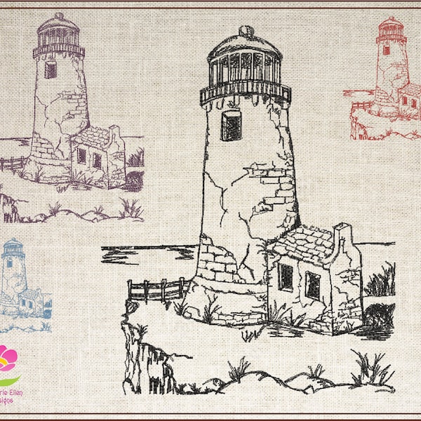 Coastal Embroidery - Etsy