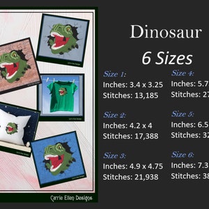 Dinosaur Head Machine Embroidery Design Saying, T-rex Embroidery Design ...