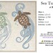 Sea Turtle Machine Embroidery Design, Animal Embroidery, Ocean Tortoise ...
