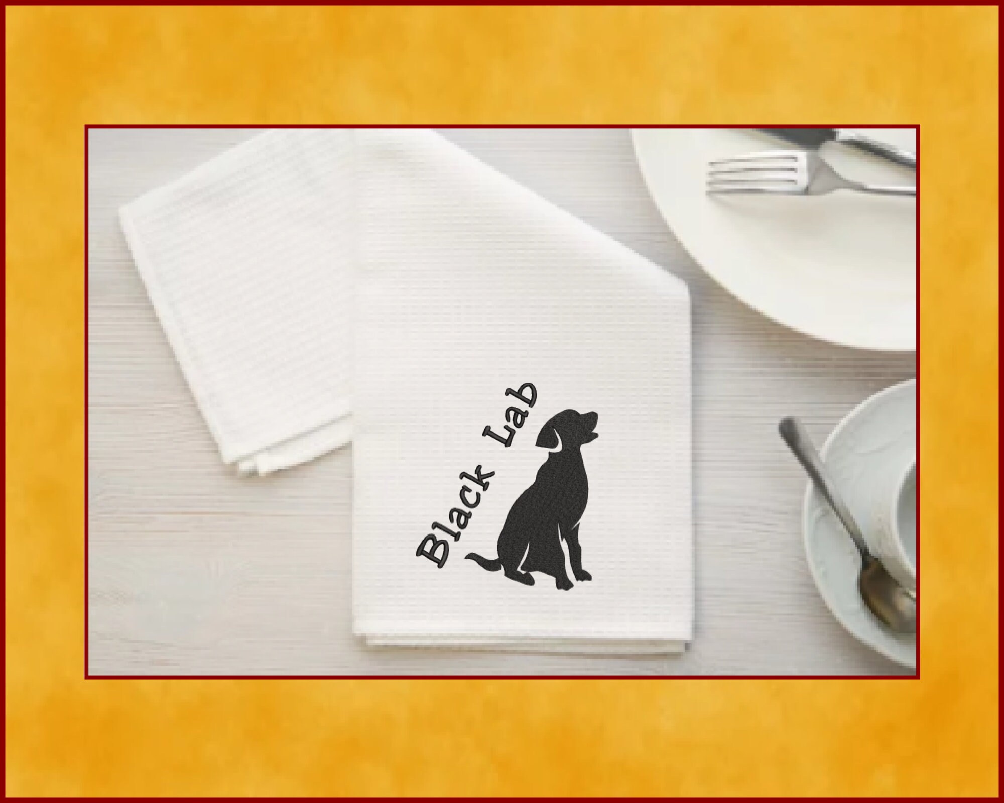 Black Lab Machine Embroidery Design Labrador Retriever Dog | Etsy