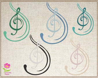 Musical Chord Machine Embroidery Design Music Note | Etsy