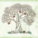 Apple Tree Machine Embroidery Design, Fruit Tree Embroidery Sketch ...