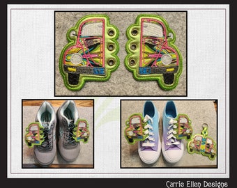 Hippie Boots Embroidery - Etsy