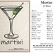 Martini Machine Embroidery Design, Martini With Olives Embroidery ...