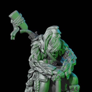 Human Male Trapper Axe and Rifle - Etsy