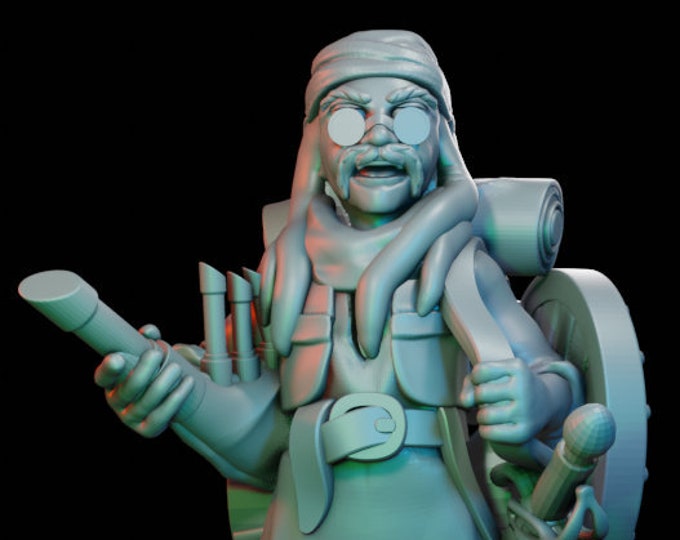 Halfling Male Bard Bagpipes and Shield - Etsy