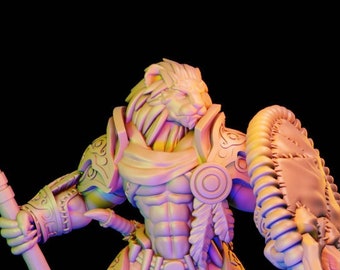 Leonin Male Warrior Greatsword | Etsy